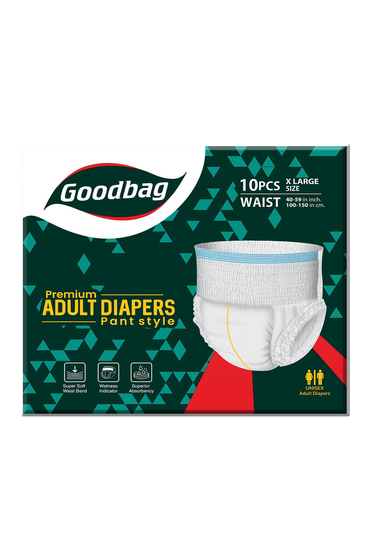 Goodbag Premium Adult Diaper Pants XL 10s – mavenspick