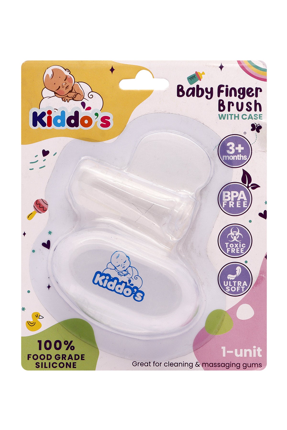 Kiddos Baby Finger Brush With Case – mavenspick