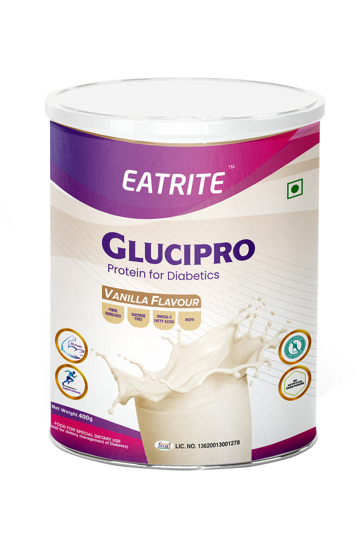 Glucipro Vanilla Flavour Powder (400gm) – mavenspick
