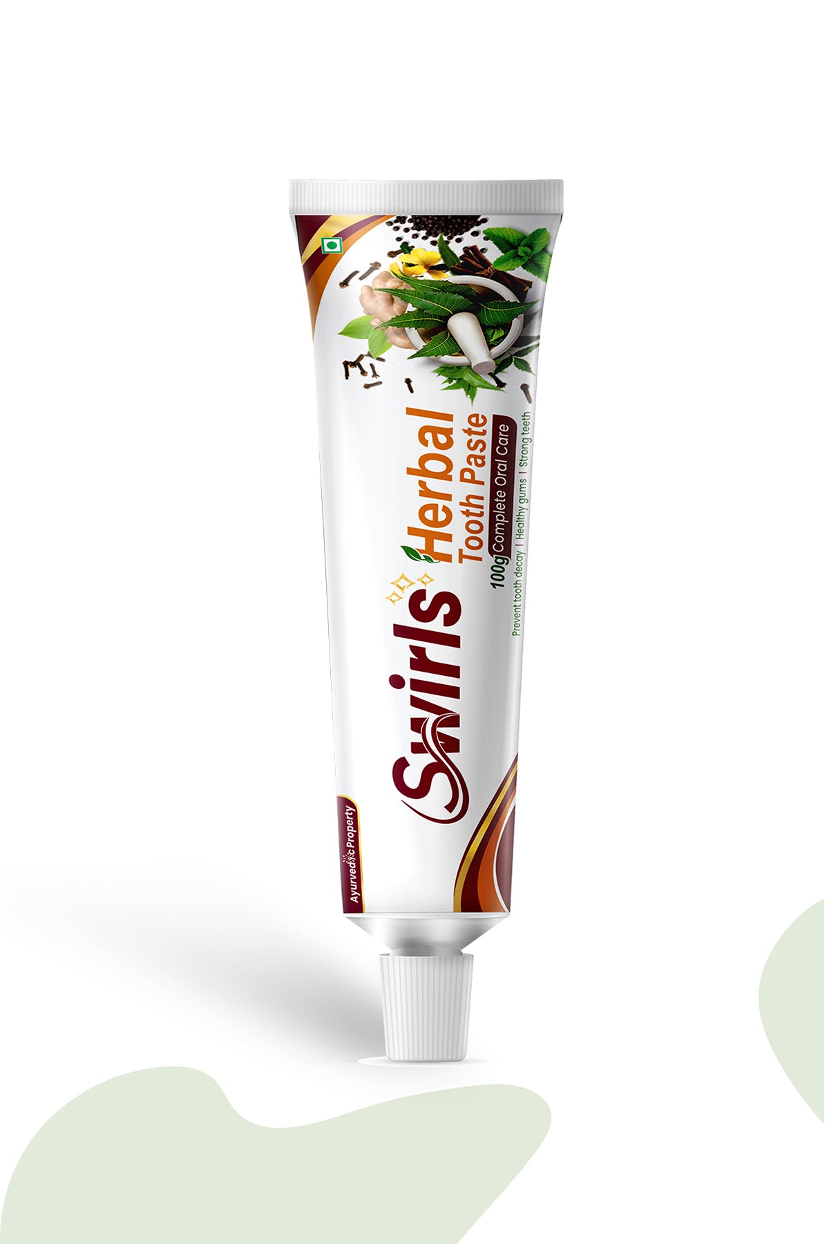 Swirls Herbal Toothpaste (100gm) – mavenspick